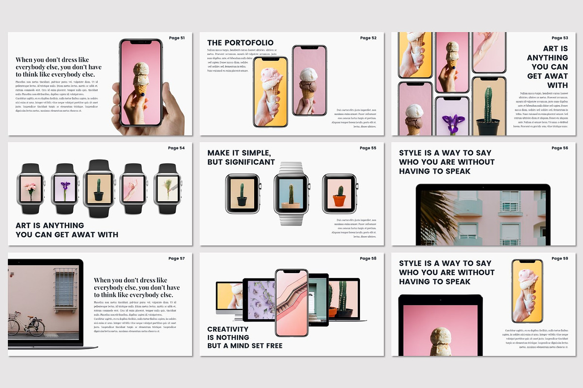 PASTEL - Powerpoint Template, a Presentation Template by deasign