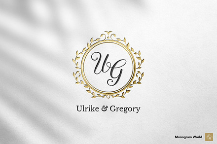 Wedding Monogram HP, a Branding & Logo Template by Monogram World