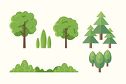 Tree Vector Objects & Icons