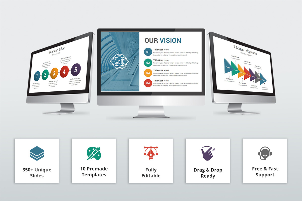 Business Pack Google Slides Bundle, a Presentation Template by GraphicStan