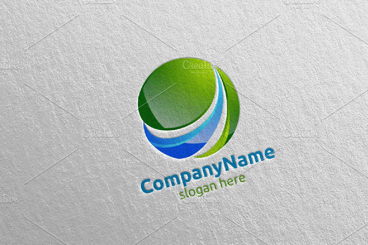 Digital Marketing Financial Logo, a Branding & Logo Template by denayunebgt