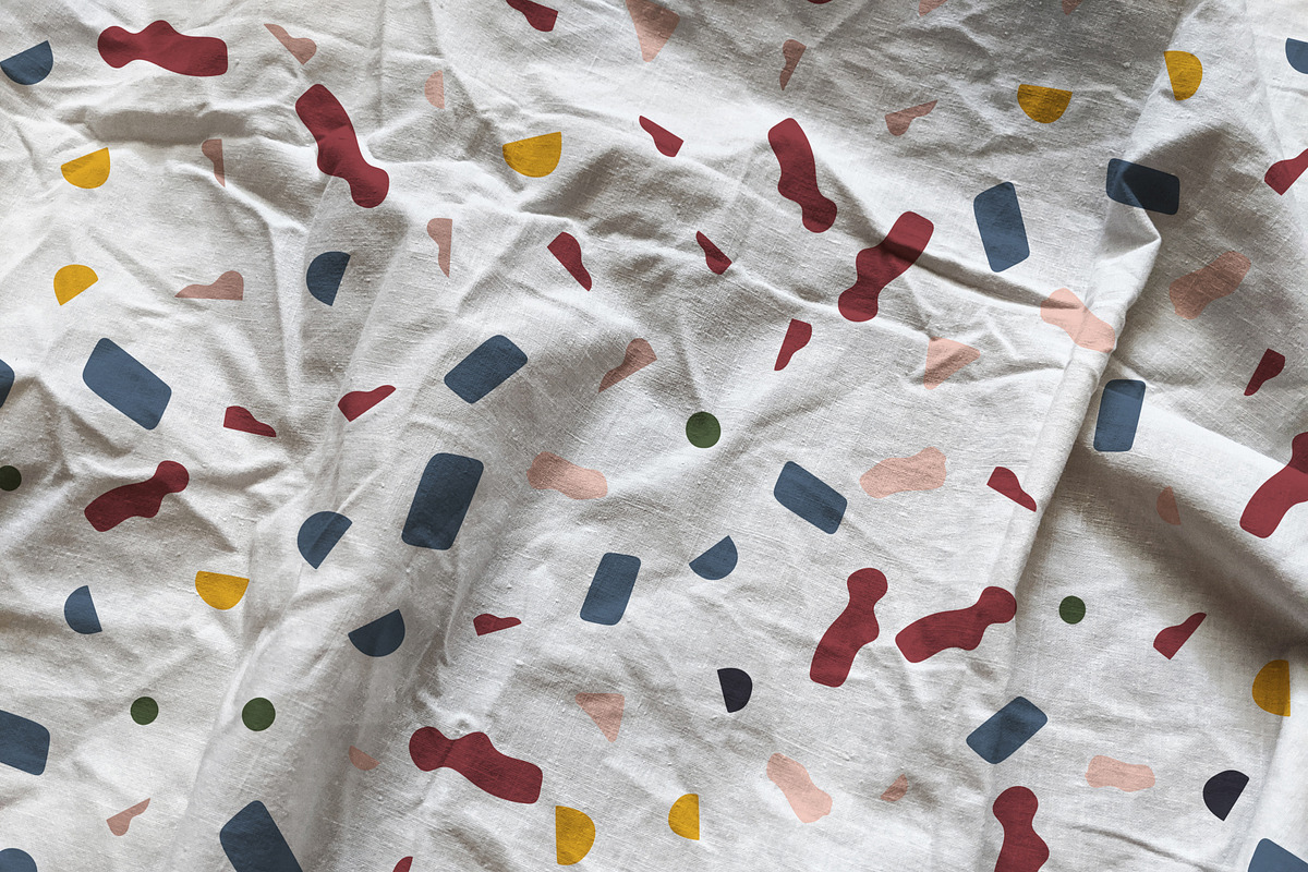 Cotton Fabric Mockup, a Print Template by helgascandinavus | Creative ...