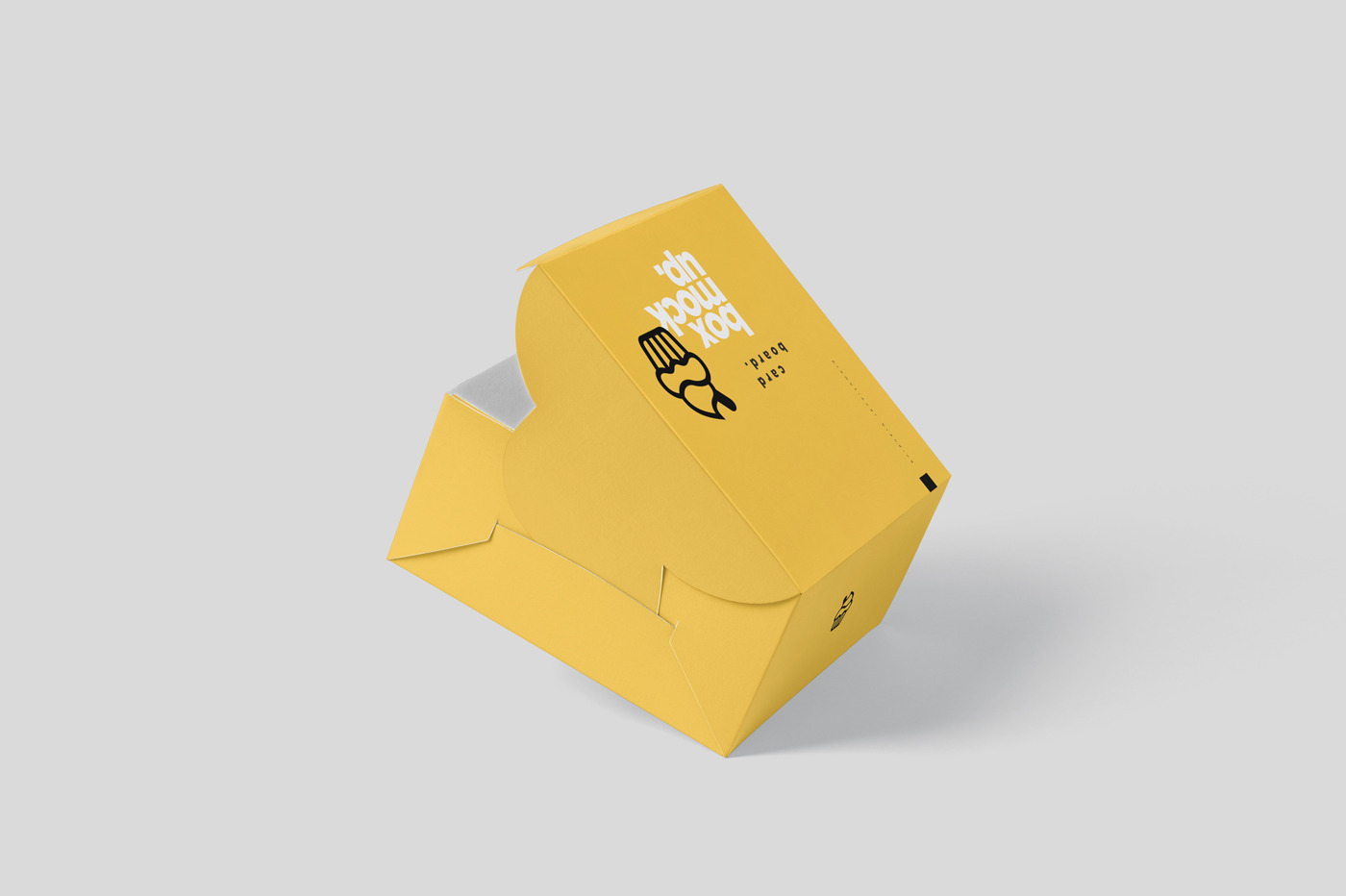 Square Food Box Mockups, a Packaging Mockup by GfxFoundry
