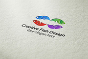 Creative Fish Design Logo, a Branding & Logo Template by BdThemes