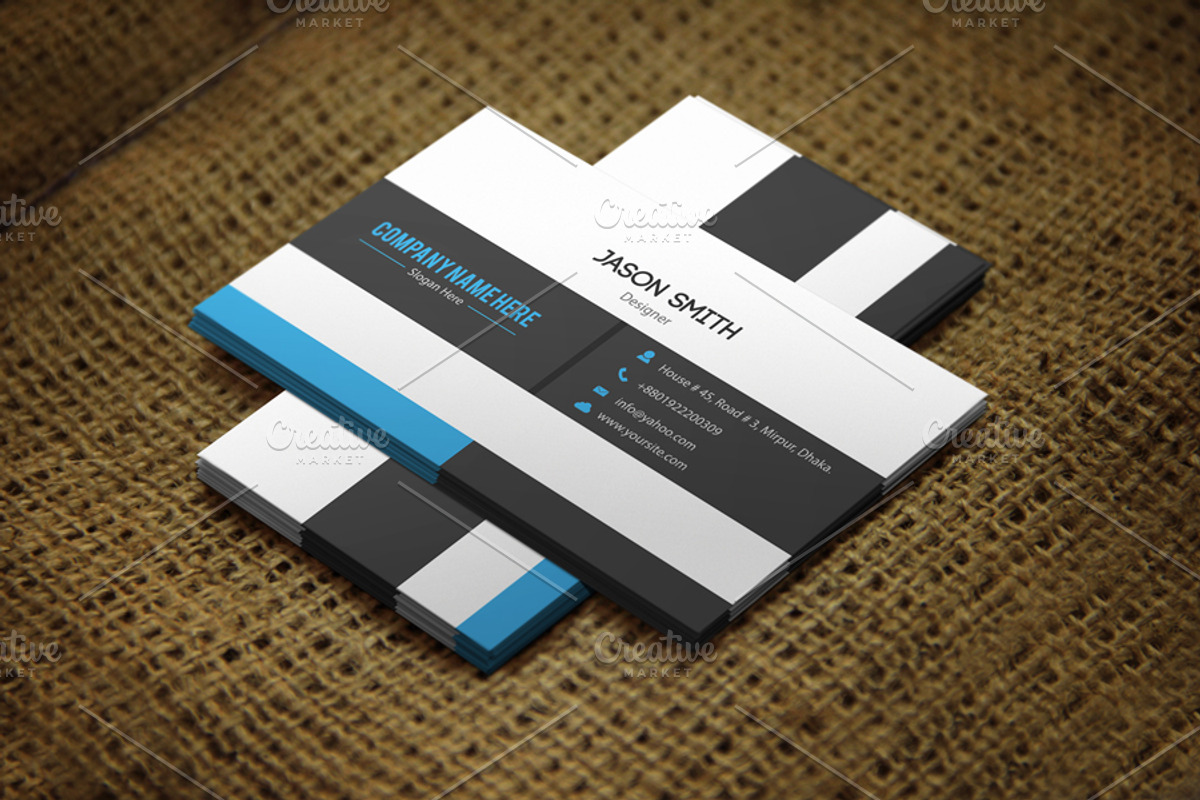 Anixo Business Card Template, a Business Card Template by Dueza.Com