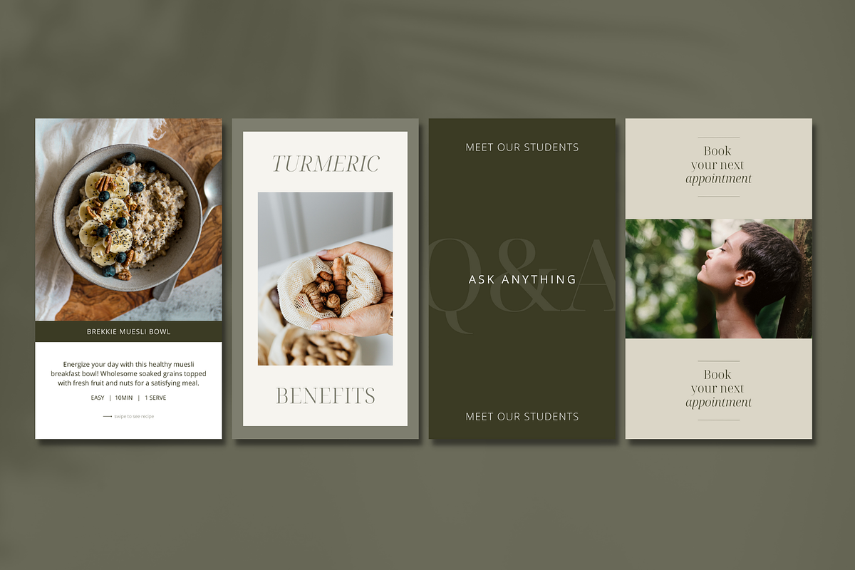 Naturopath / Health - Canva template