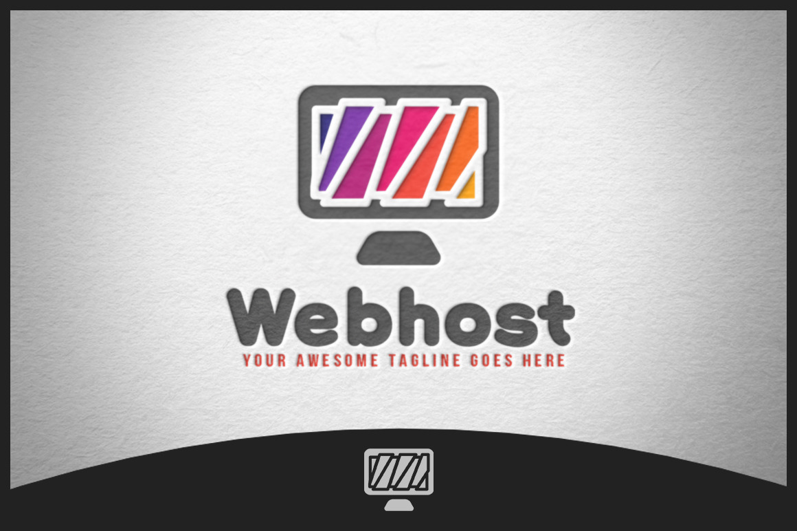 Webhost Logo, a Branding & Logo Template by Scredeck