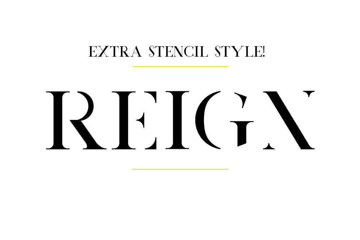 Reign | Serif Typeface, a Serif Font by MikeHill