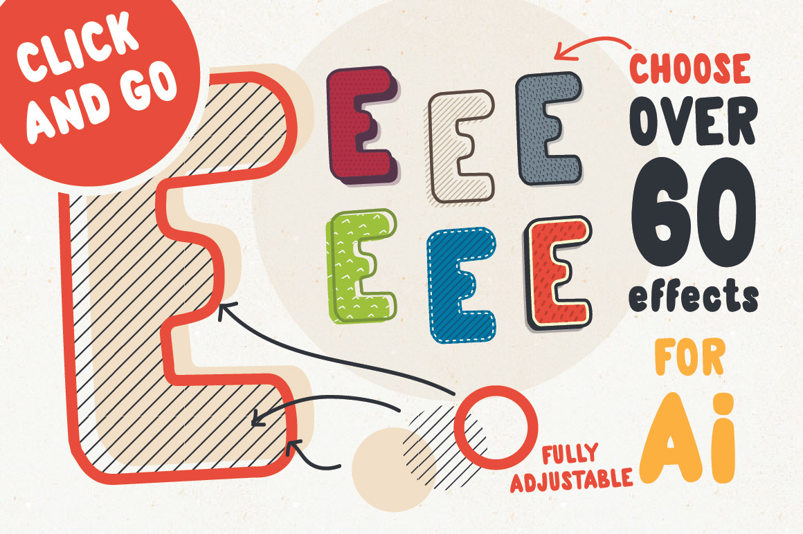 Instant Letter Effect Pack, a Layer Style Add-On by Vitek Graphic