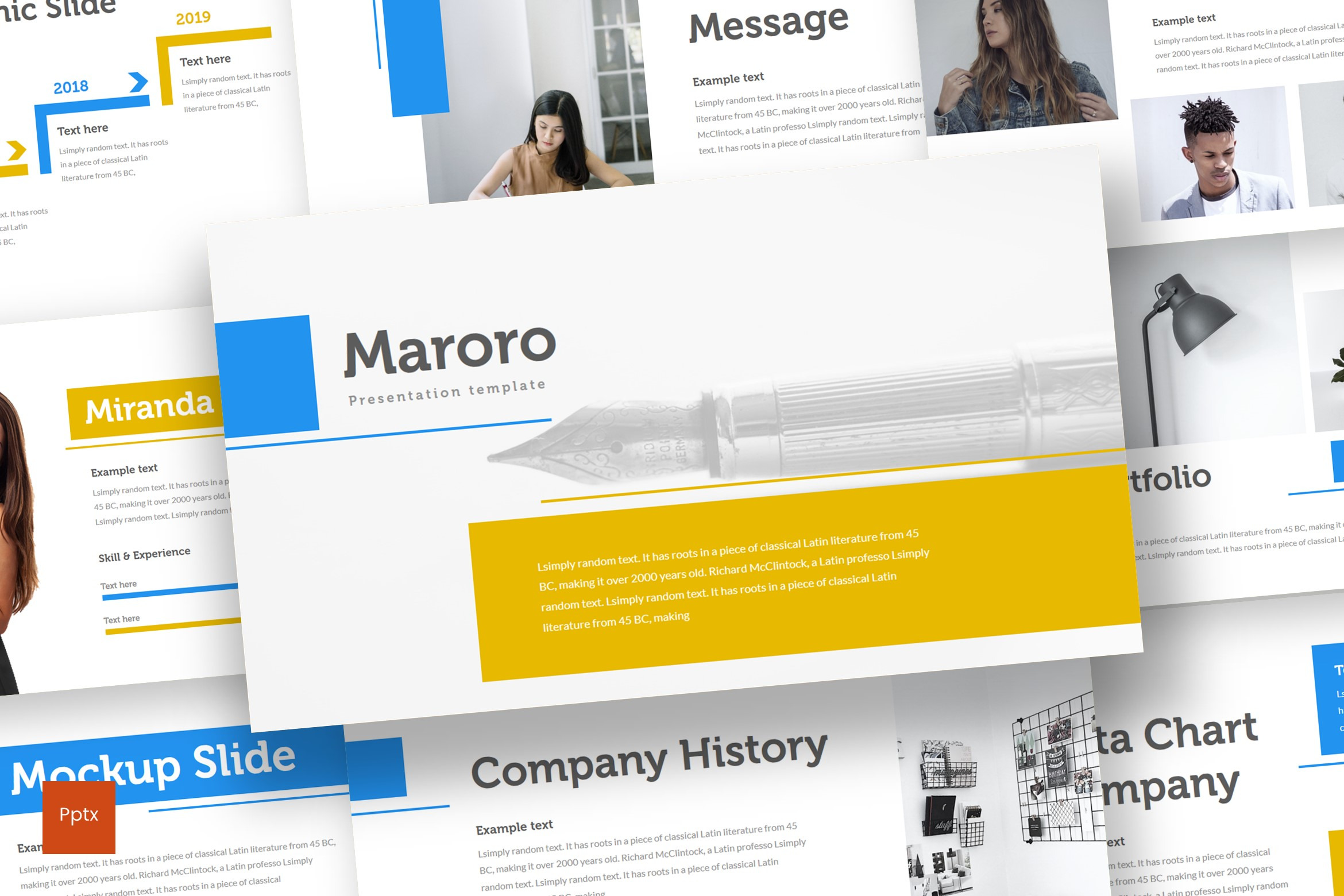 Maroro - Powerpoint Template, a Presentation Template by inspirasign ...