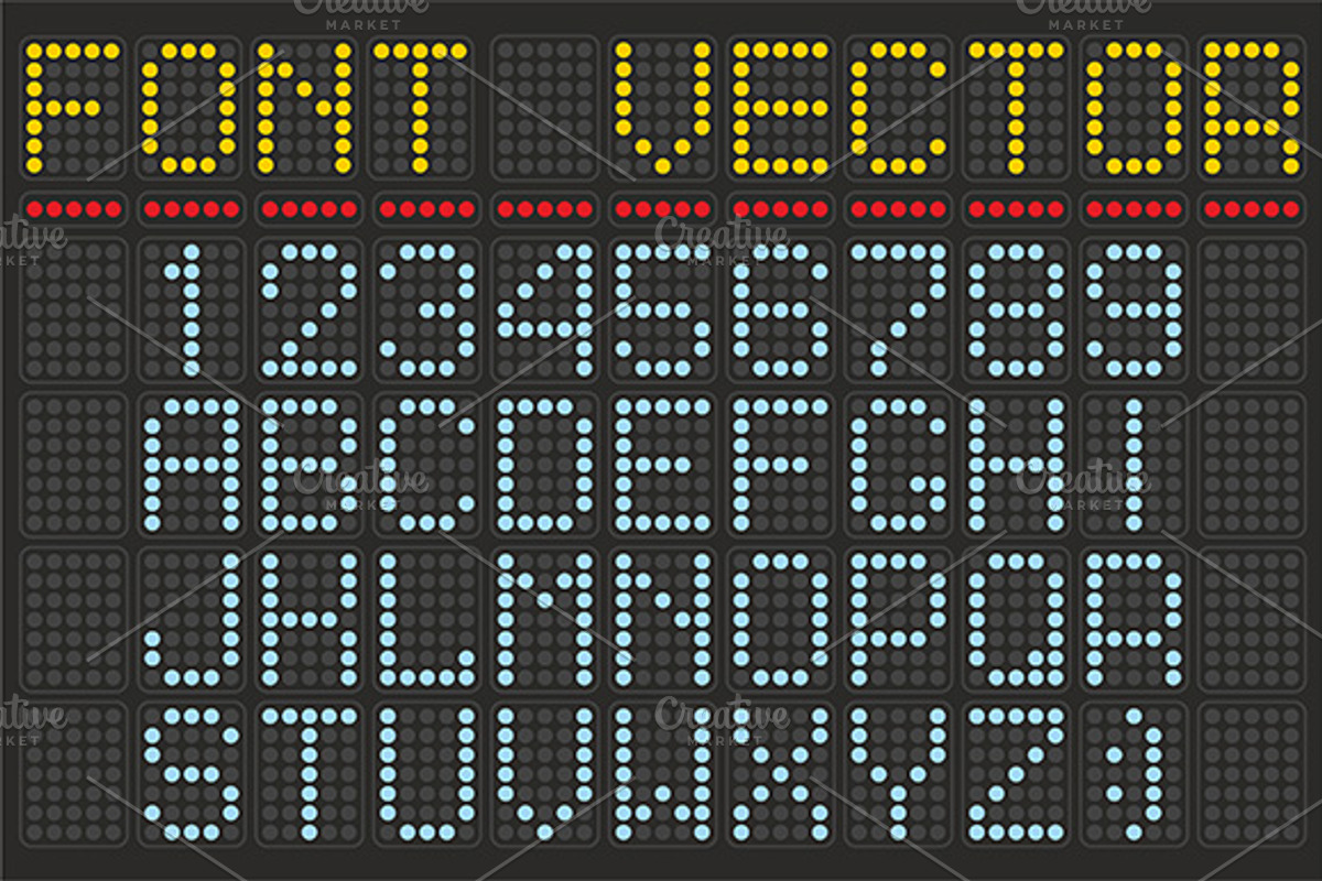 Digital Alphabet, an Illustration by Volyk