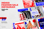 Indigo - IG Post Fashion Sale, a Social Media Template by Louds Studio