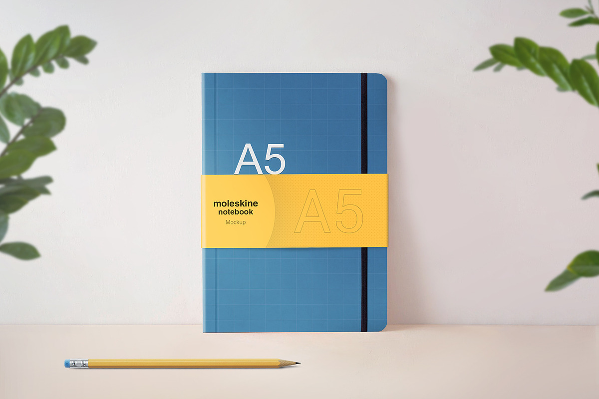 Classic Notebook Mockup Set - A5