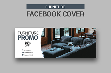 Furniture Facebook Cover, a Social Media Template by Creatricks