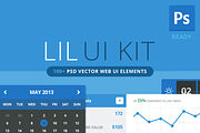 Lil UI Kit - PSD Vector UI Library, an UI Kit Template by Lil Squid | Creative Market