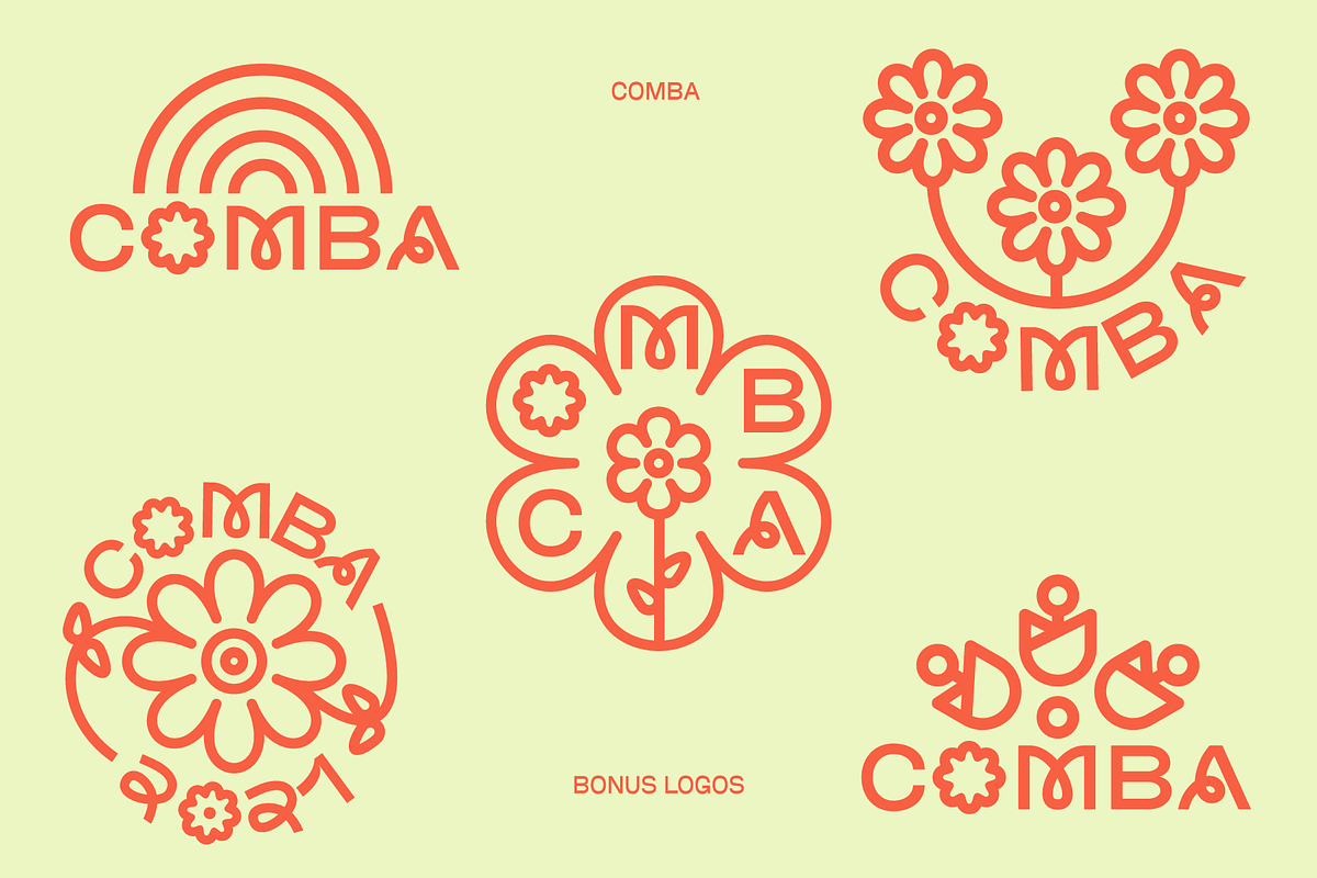 Comba Display Font + Logos, a Sans Serif Font by That That Creative