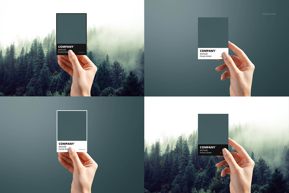 Color Match Mockup Set, a Product Mockup by creatsy5