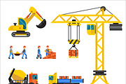 Building under construction vector | Work Illustrations ~ Creative Market