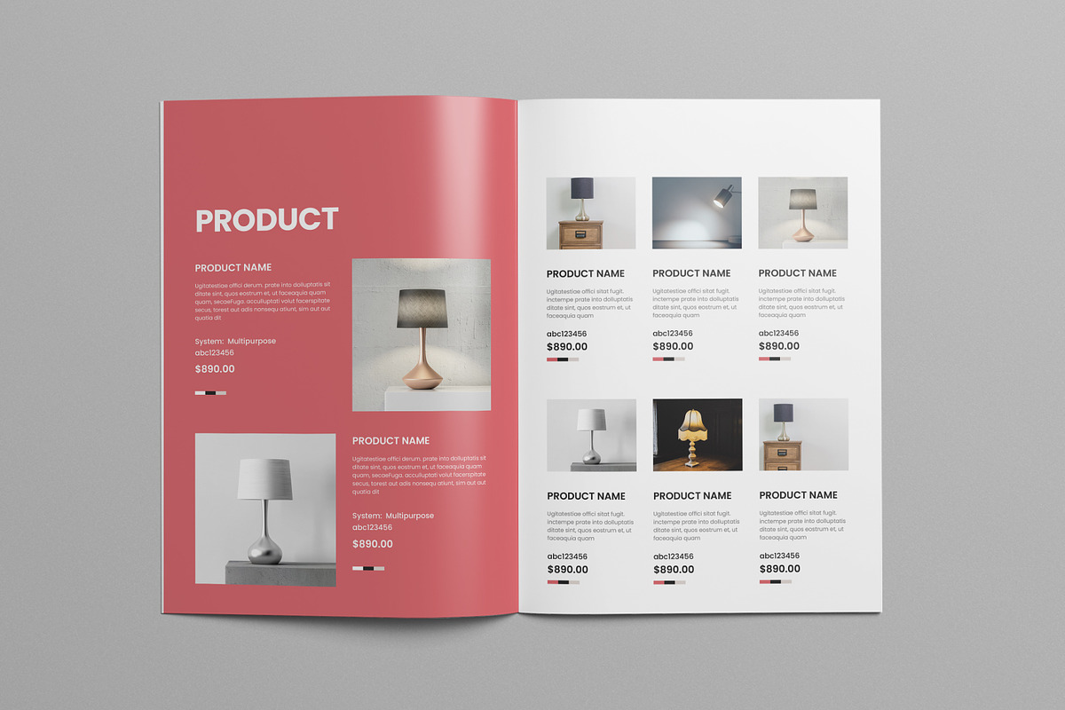 Catalog Brochure Template, a Brochure Template by Pixelpick