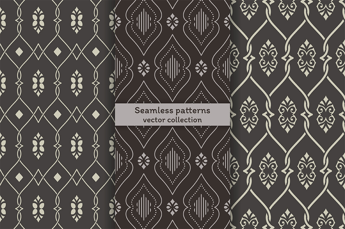 Set of seamless patterns, a Pattern Graphic by pattern shop