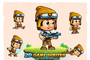 Paul 2D Game Character Sprites, an Illustration by DionArtworks ...
