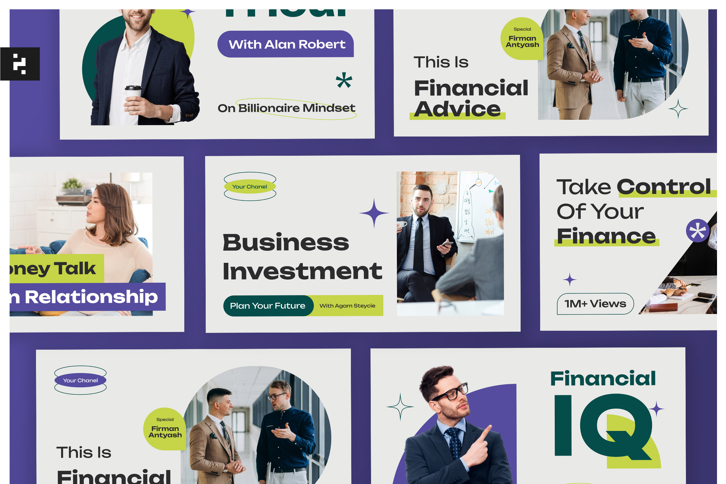 Modern Business Finance Thumbnail, a Social Media Template by Neermana