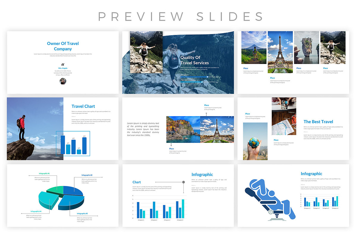 Travel Presentation Template, a Presentation Template by Digitcase x Wealthwells