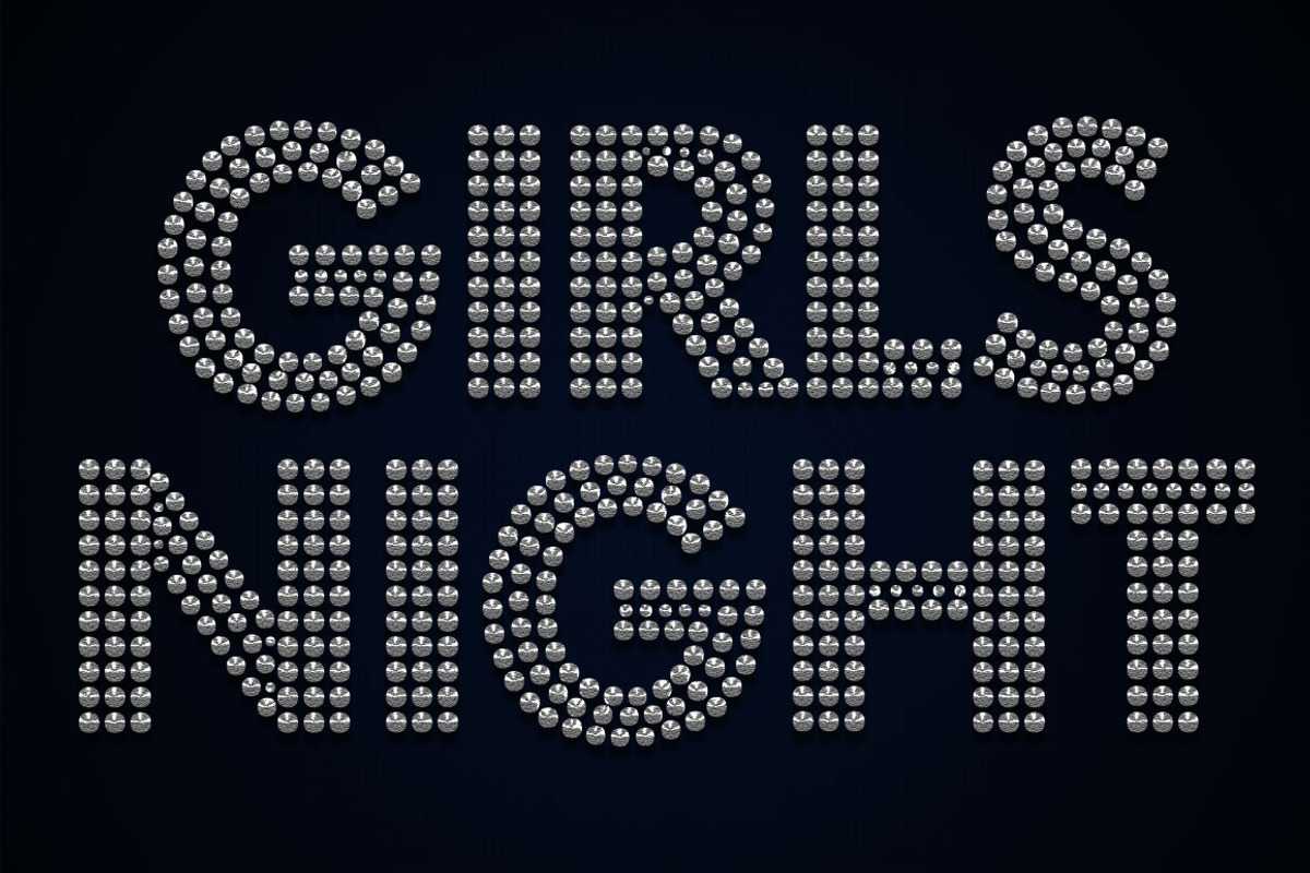 Diamond Text Effect Photoshop Action, an Action Add-On by DESIGNAVO