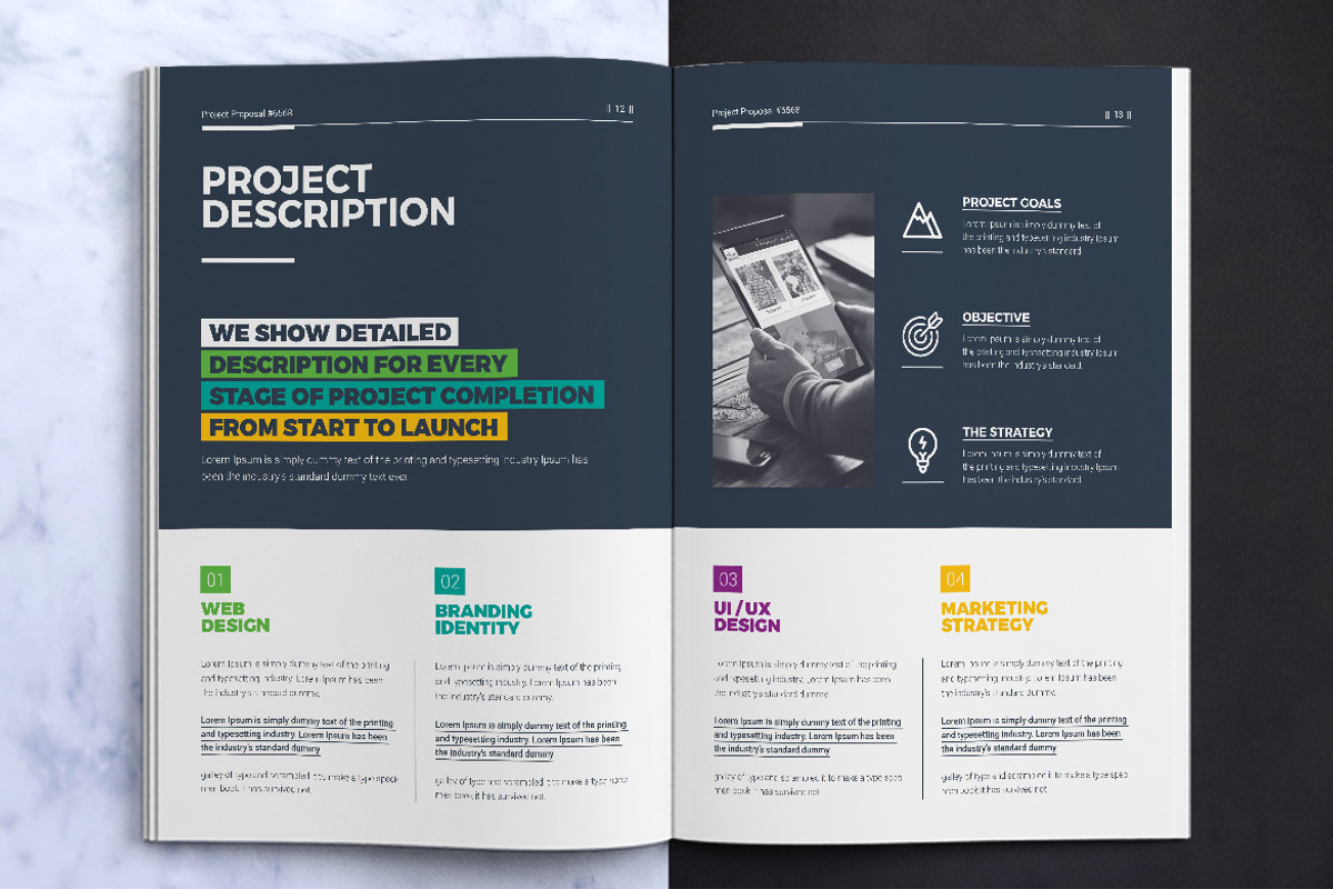 Project Proposal Template, a Brochure Template by ContestDesign