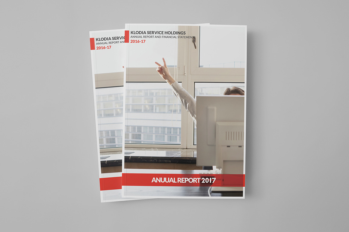 Annual Report A4 / US Letter, a Brochure Template by Mastergfx