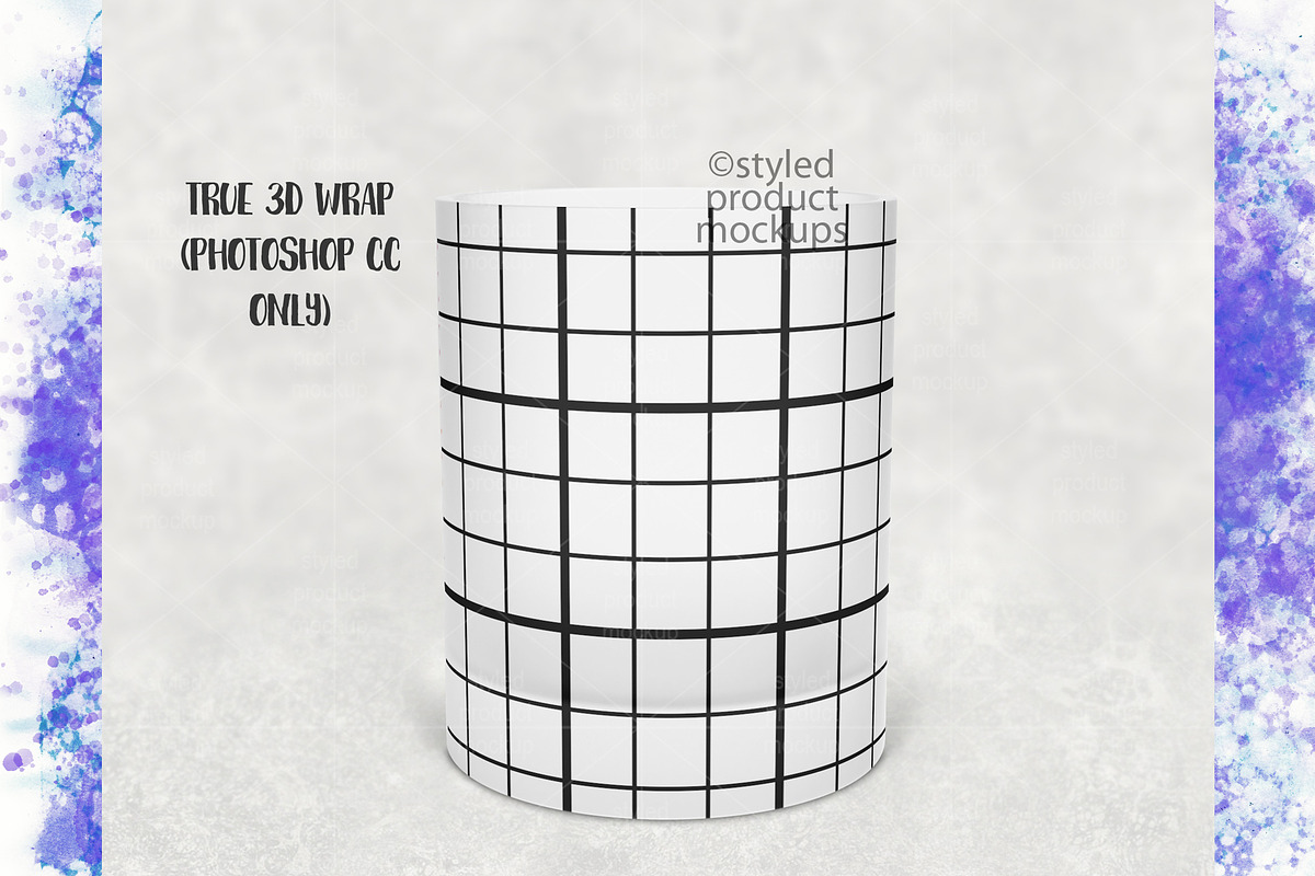 Dye sublimation frosted glass candle, a Product Mockup by ...