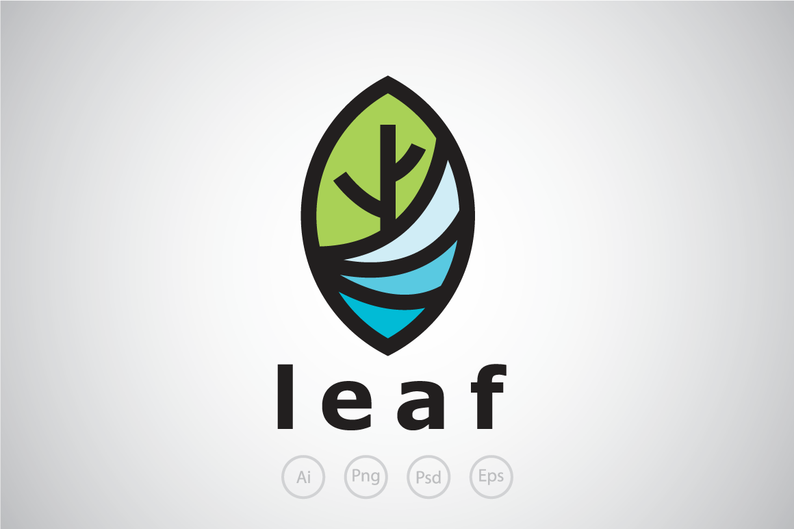 Covered Leaf Logo Template, a Branding & Logo Template by Heavtryq Design