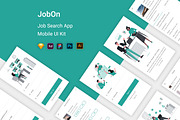JobOn - Job Search UI Kit, an UI Kit Template by themelove