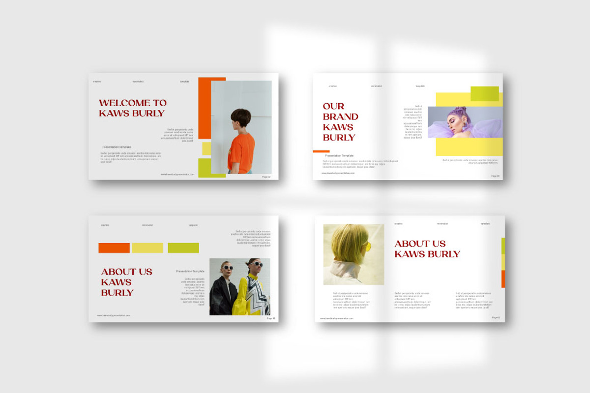 Kaws Burli Keynote Template, a Presentation Template by nyilstudio