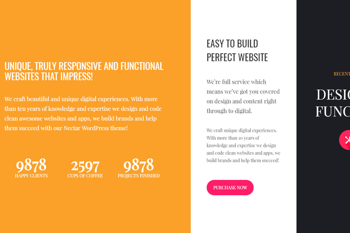 Nectar Multi-Purpose WordPress Theme