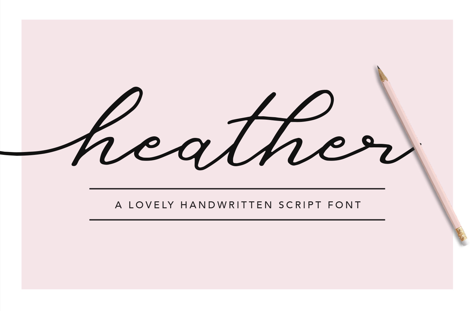 Heather Script, a Script Font by Bianca B.