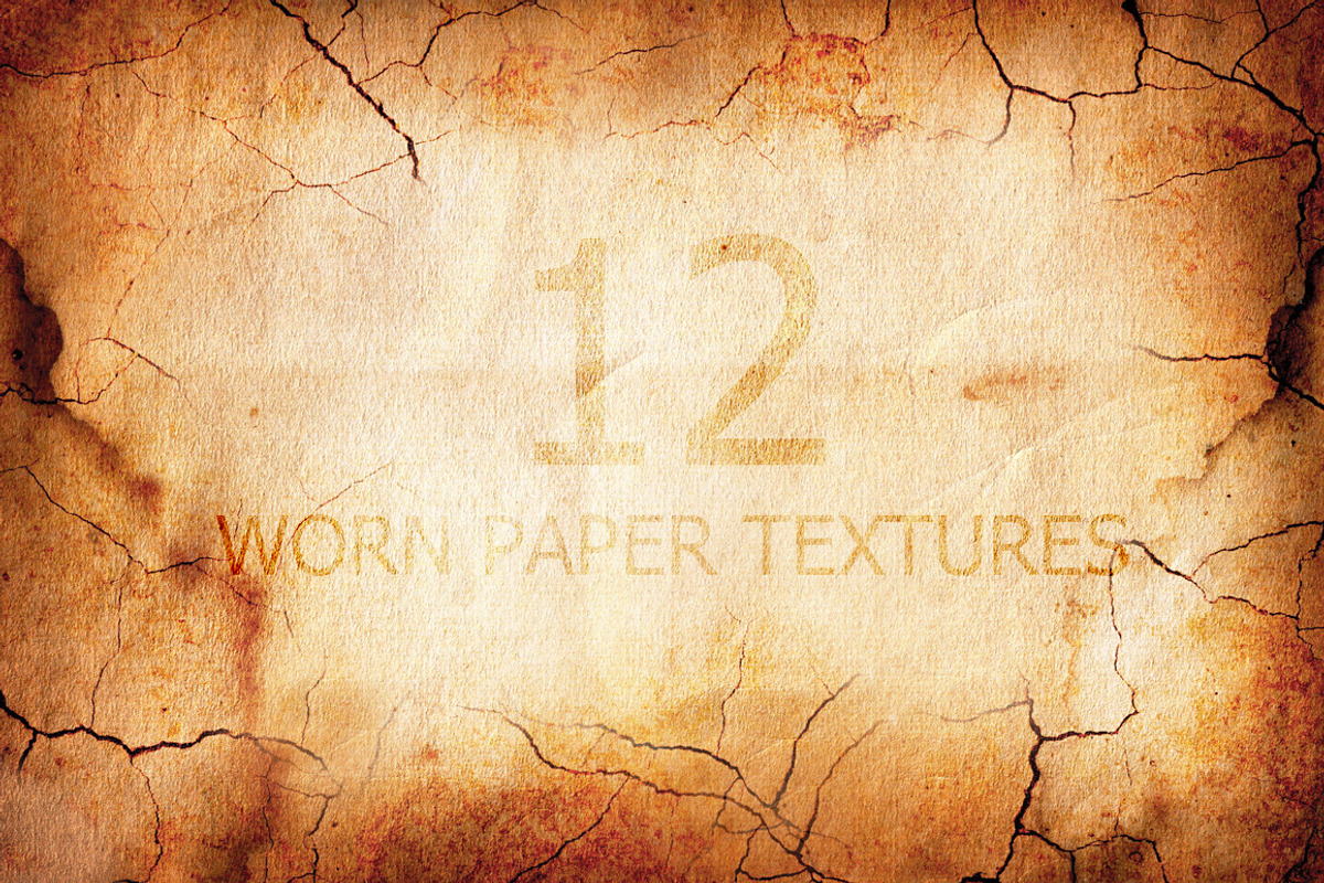 12 worn paper textures, a Texture Graphic by VL Shop | Creative Market
