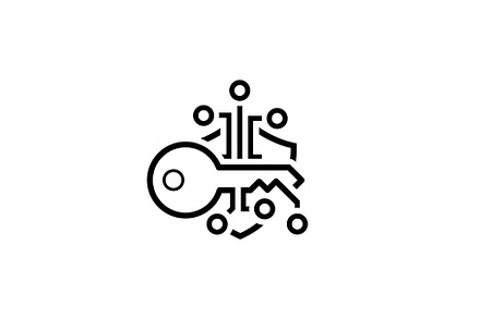 Encryption Key Icon. | Icons ~ Creative Market