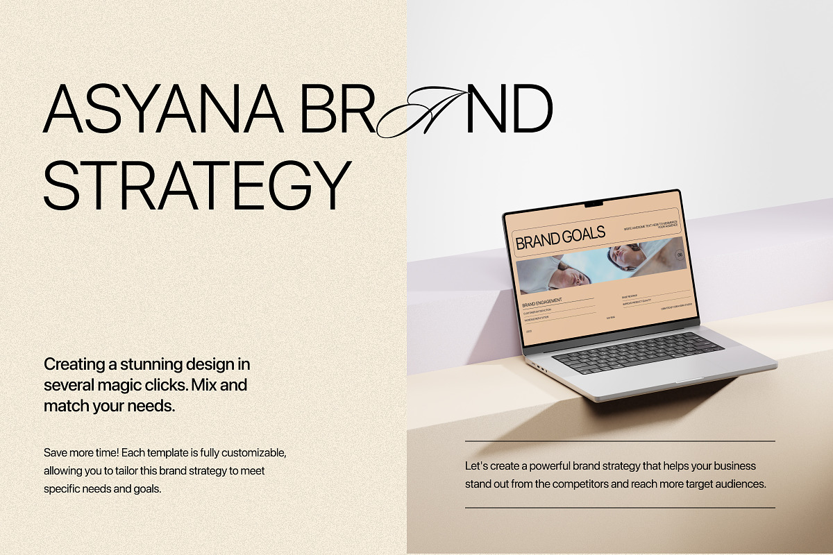 Asyana - Brand Strategy Template, a Presentation Template by Creavora