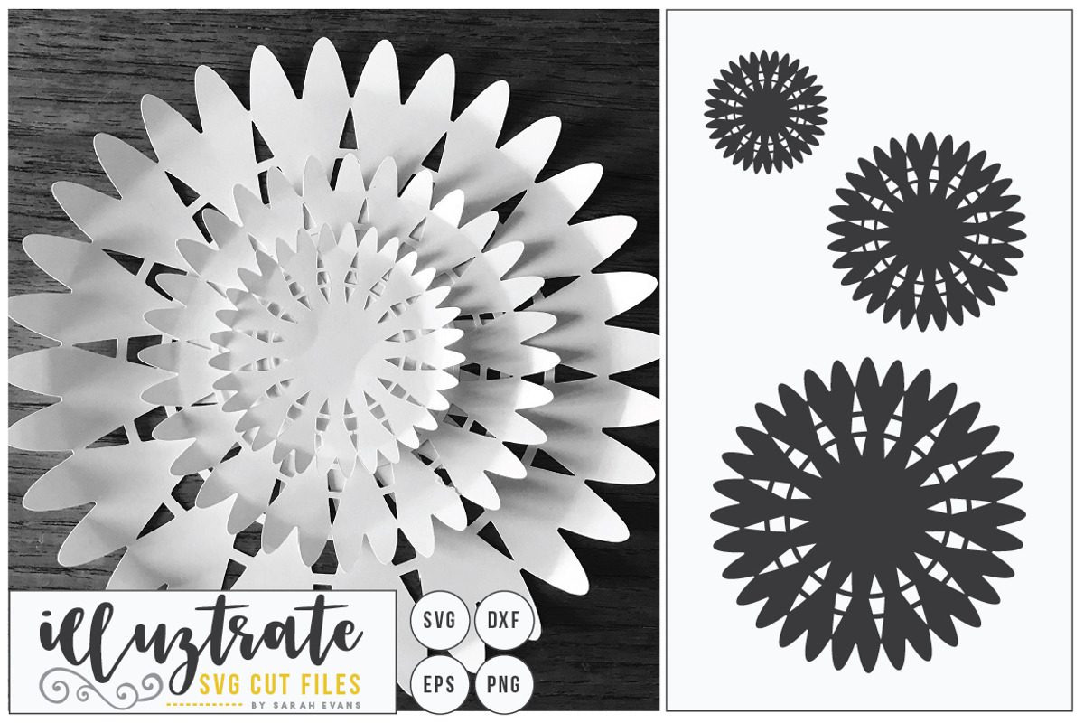 3d Flower SVG Bundle, an Illustration by illuztrate