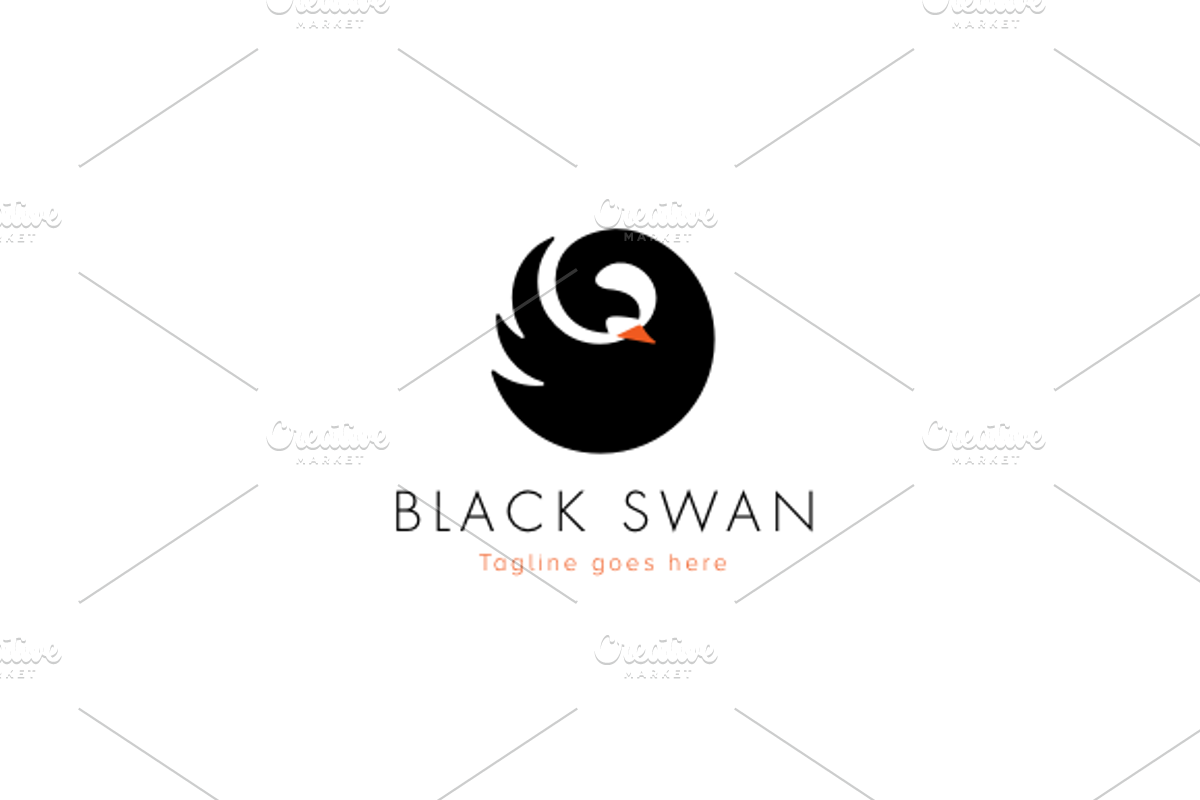 Swan logo, a Branding & Logo Template by EC Creative
