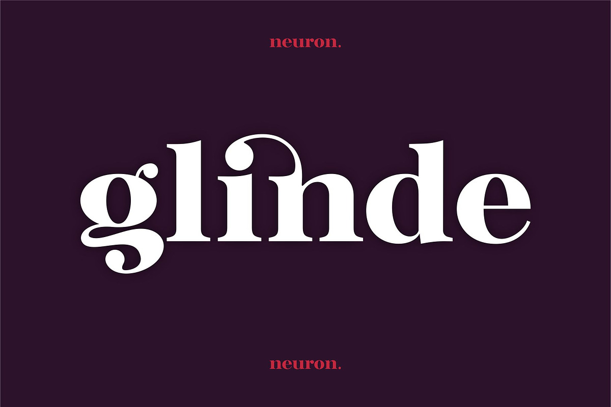 Glinde, a Serif Font by nurrontype