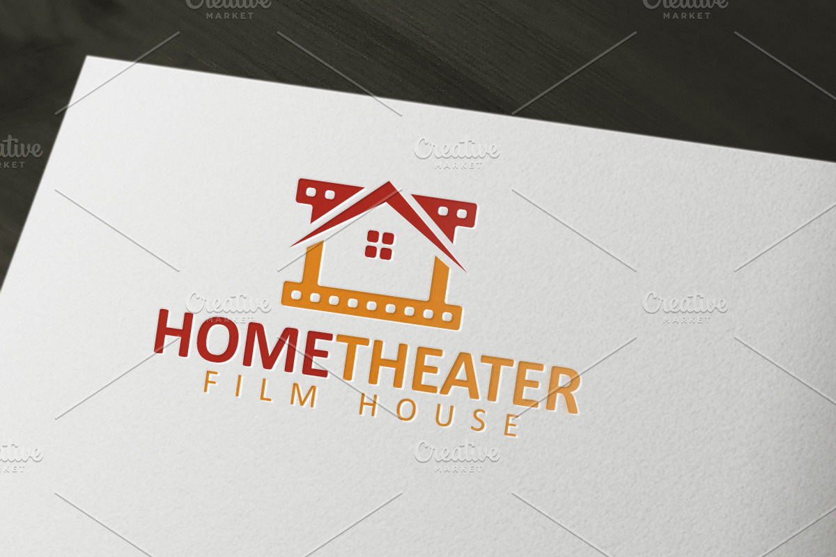 Film House Logo, a Branding & Logo Template by NasirGrfx