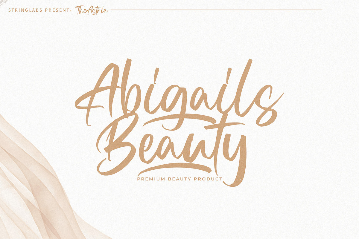 Astria - Handwritten Font, a Script Font by StringLabs