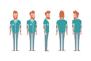 Modern people animation set, a Person Illustration by Vector_Art