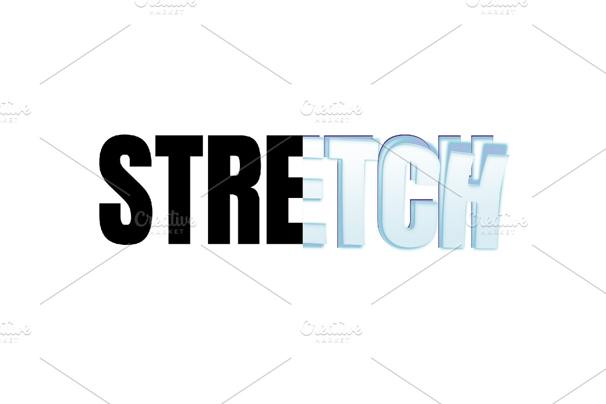Stretch Text Effect, a Layer Style Add-On by alexdndz