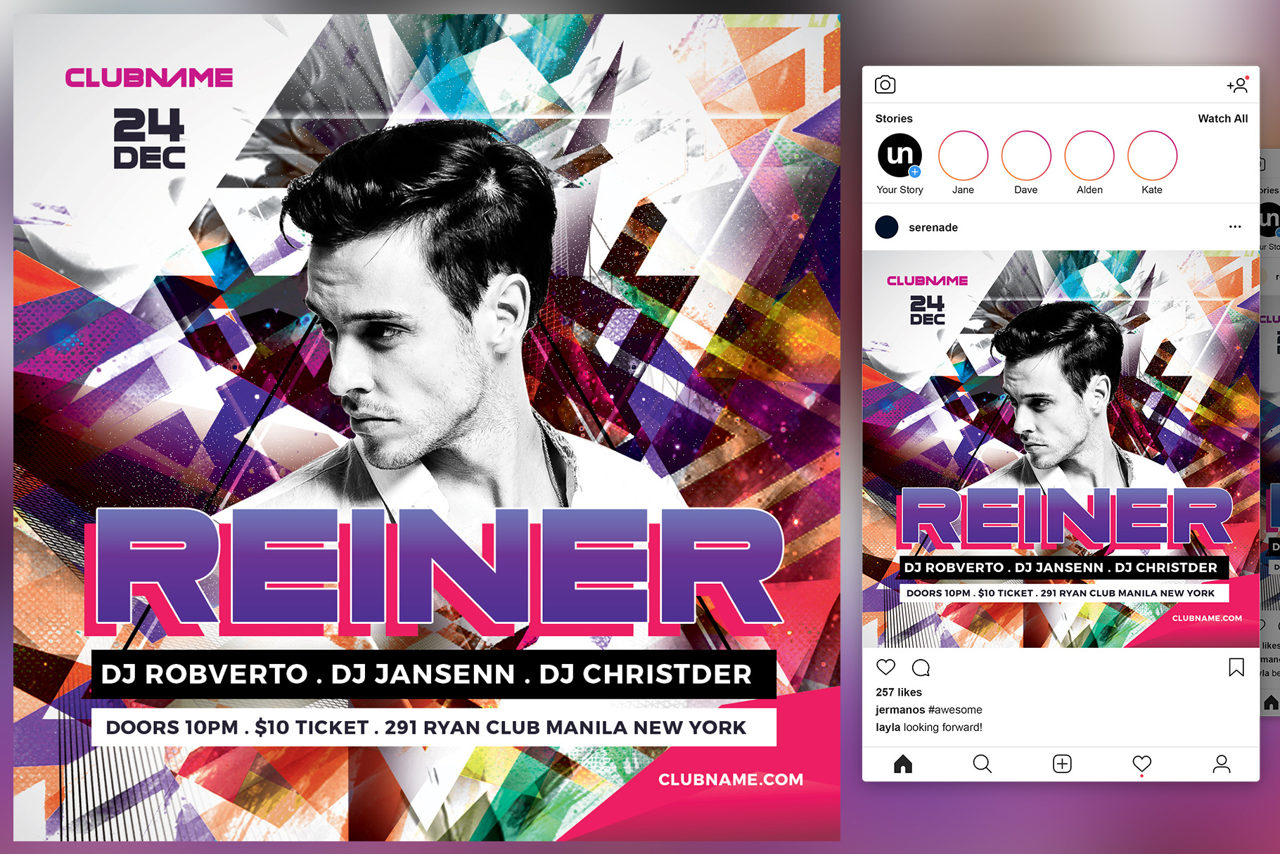 DJ Flyer, a Flyer Template by KiraYamato Design Studio