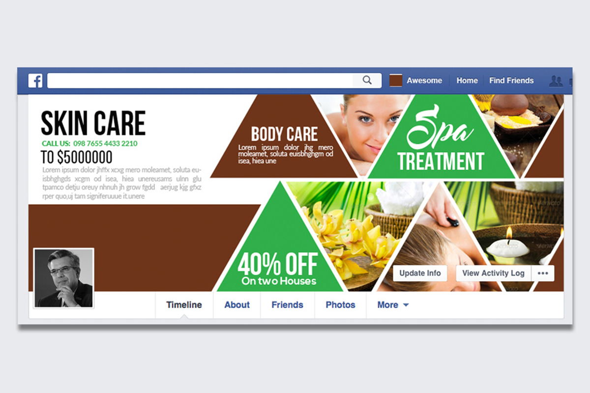 Spa & Skin Treatment Timeline, a Templates & Theme by Psd Templates