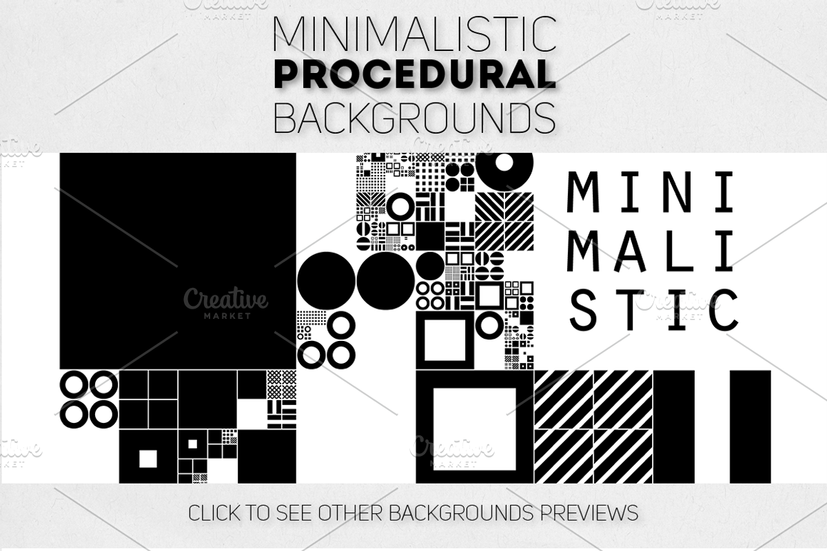 Procedural Art Backgrounds, an Object Graphic by GarryKillian