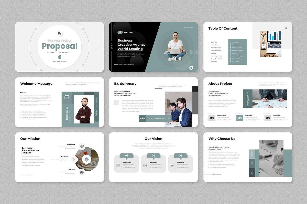 Proposal Presentation Template, a Presentation Template by GenerousArt